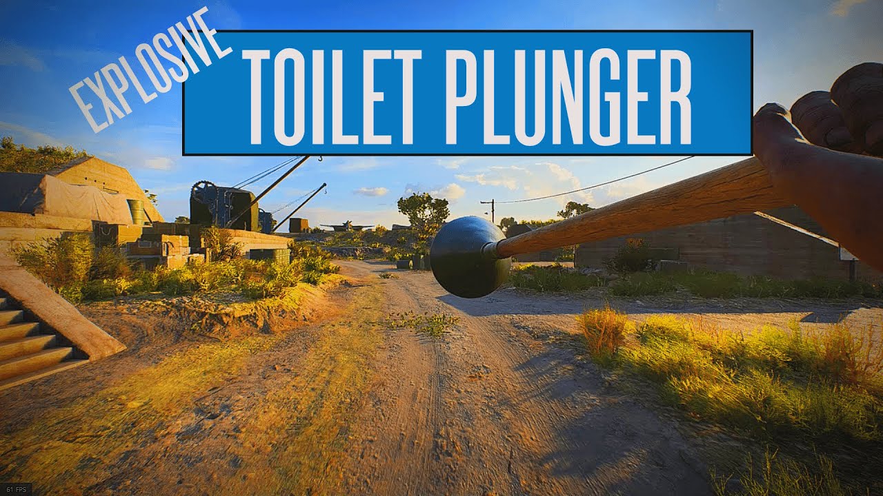 THE EXPLOSIVE TOILET PLUNGER - YouTube
