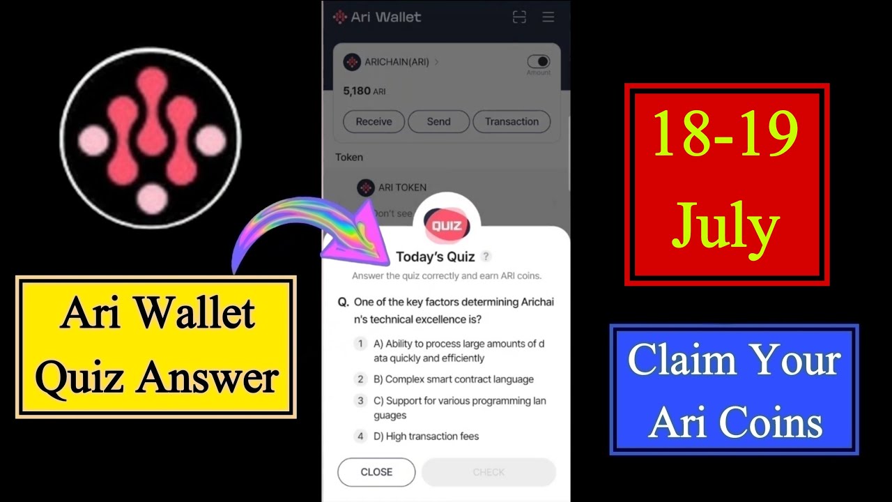 Ari Wallet Quiz Today | Ari Wallet Quiz 18 July | Ari Wallet Today Quiz ...