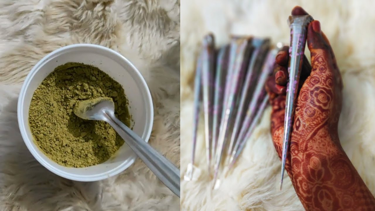 How to make Organic Mehandi cone at home || Step by step ||Secret of ...