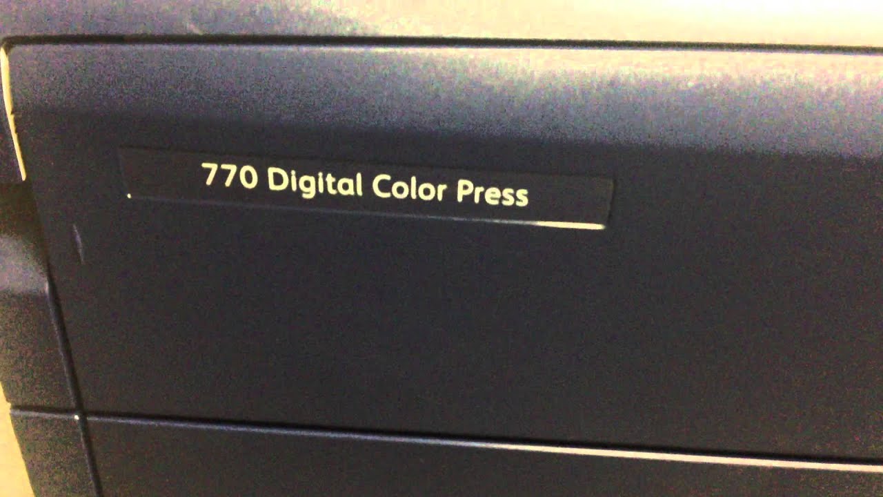 Xerox 770 - YouTube