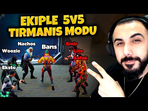 EKİPLE 5v5 VALORANT TIRMANIŞ MODU OYNADIK!! AŞIRI EĞLENCELİ!! 🤣 | Barış Can