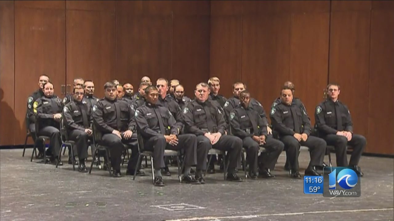 16 new officers join Newport News Police Department - YouTube