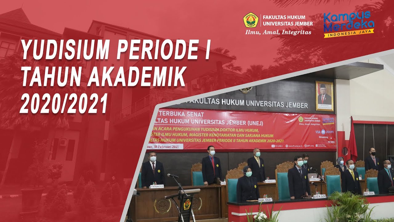Yudisium Periode I Tahun Akademik 2020-2021 - YouTube