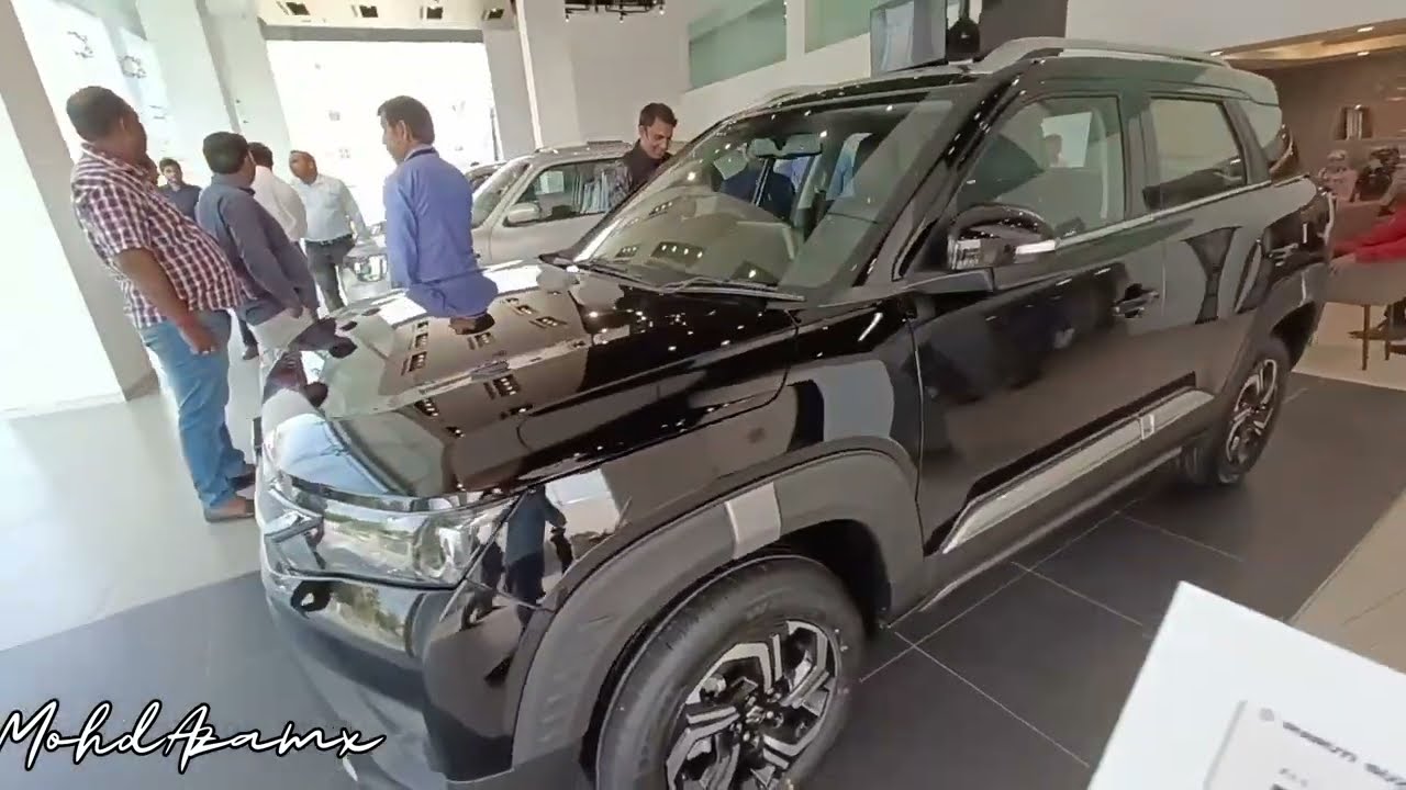 Brezza 2023 review black colour facelift!! maruti suzuki brezza black ...