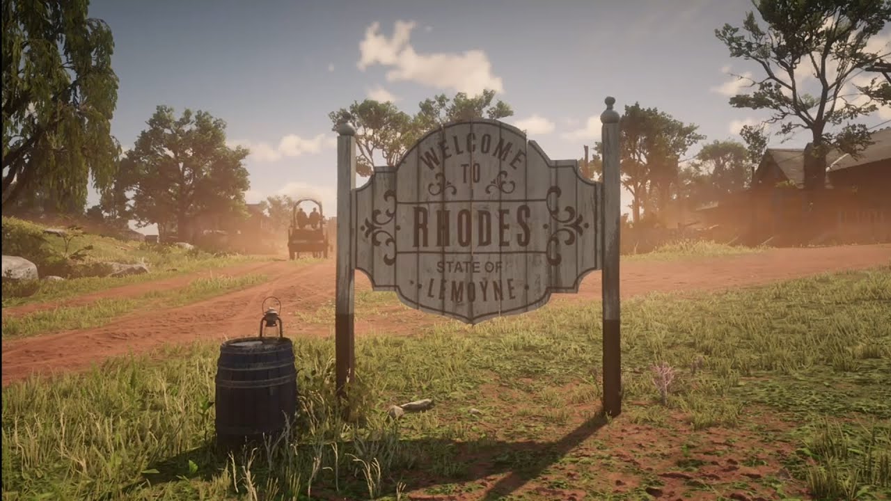 Caminando en Red Dead Redemption 2 ( Rhodes ) No commentary - YouTube