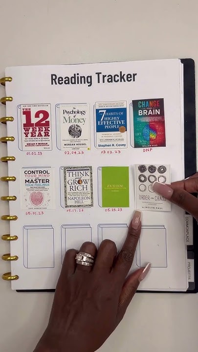 My Reading Tracker #readwithme - YouTube