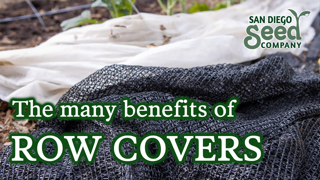 EASY Row Cover & Shade Cloth for Winter & Summer | Pesticide-free ...