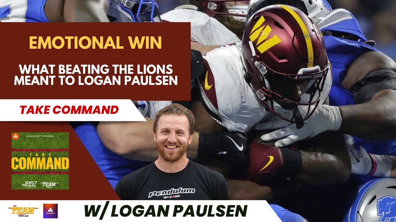 Logan Paulsen Gets Emotional Regaling in Commanders Win Over Lions ...