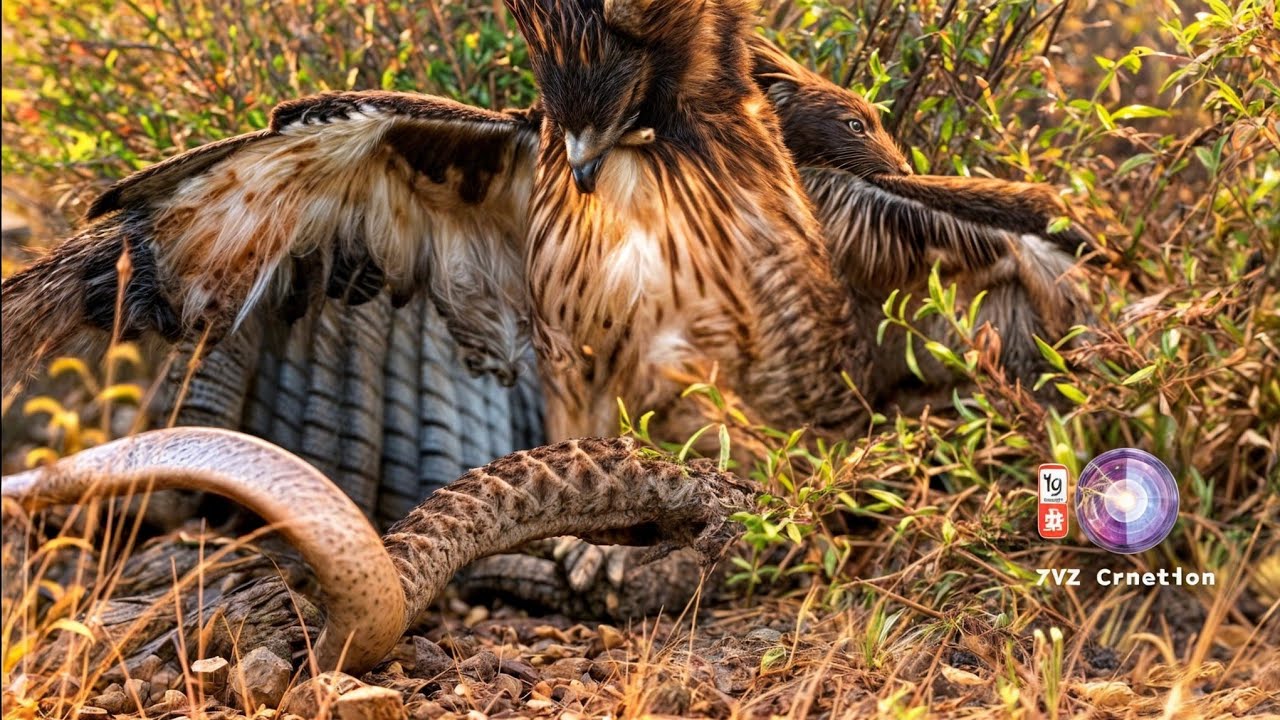 Eagle eating snake alive || Eagle eating snake|| Hawk eating snake ...