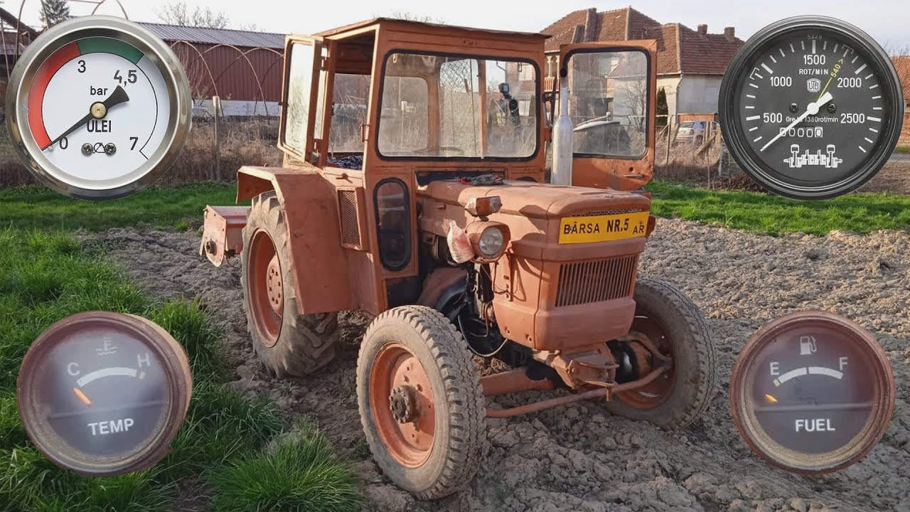 Tractor vlog U445 DT 4x4 2023 Ep 1 Din nou pe UTB - Prindem freza in ...