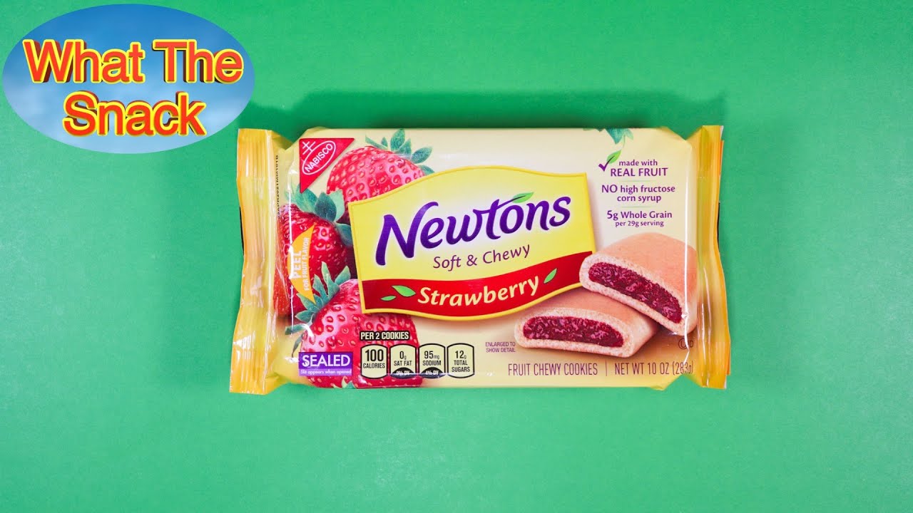 Newtons Soft & Chewy Strawberry Cookies - YouTube