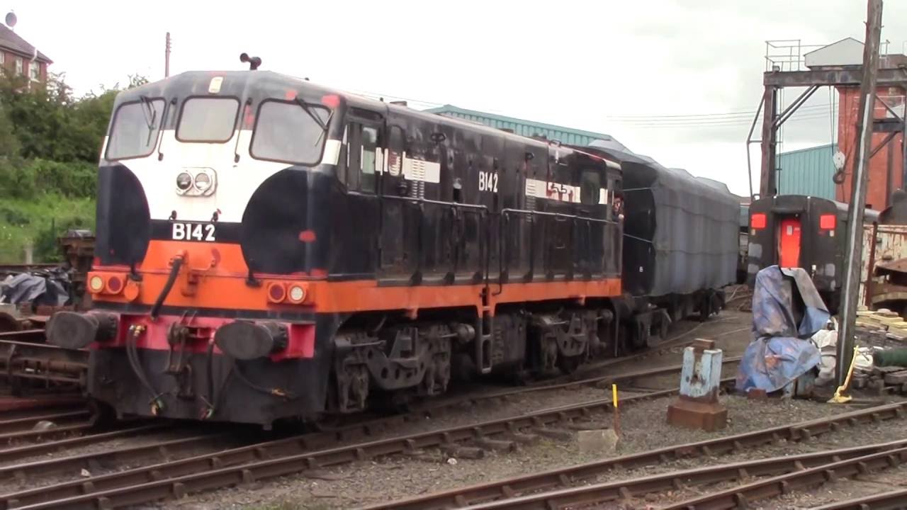 Ex IE 141 Class GM 142 - Shunting - Whitehead 13/8/16 - YouTube