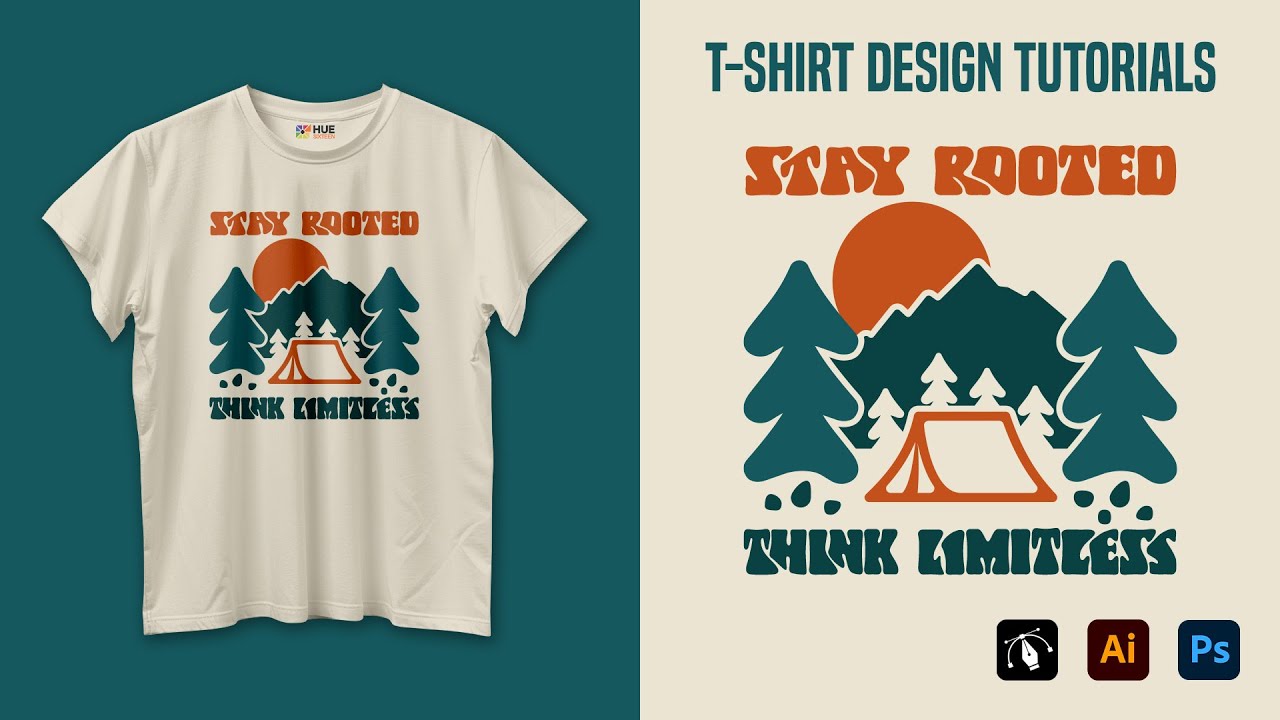T-Shirt Design Tutorials | Step-by-Step Guidelines - YouTube