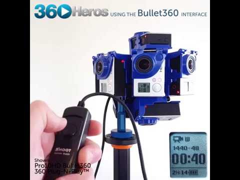 Pro6 Bullet360 Virtual Reality 360° Video Rig by 360Rize LN77257 ...