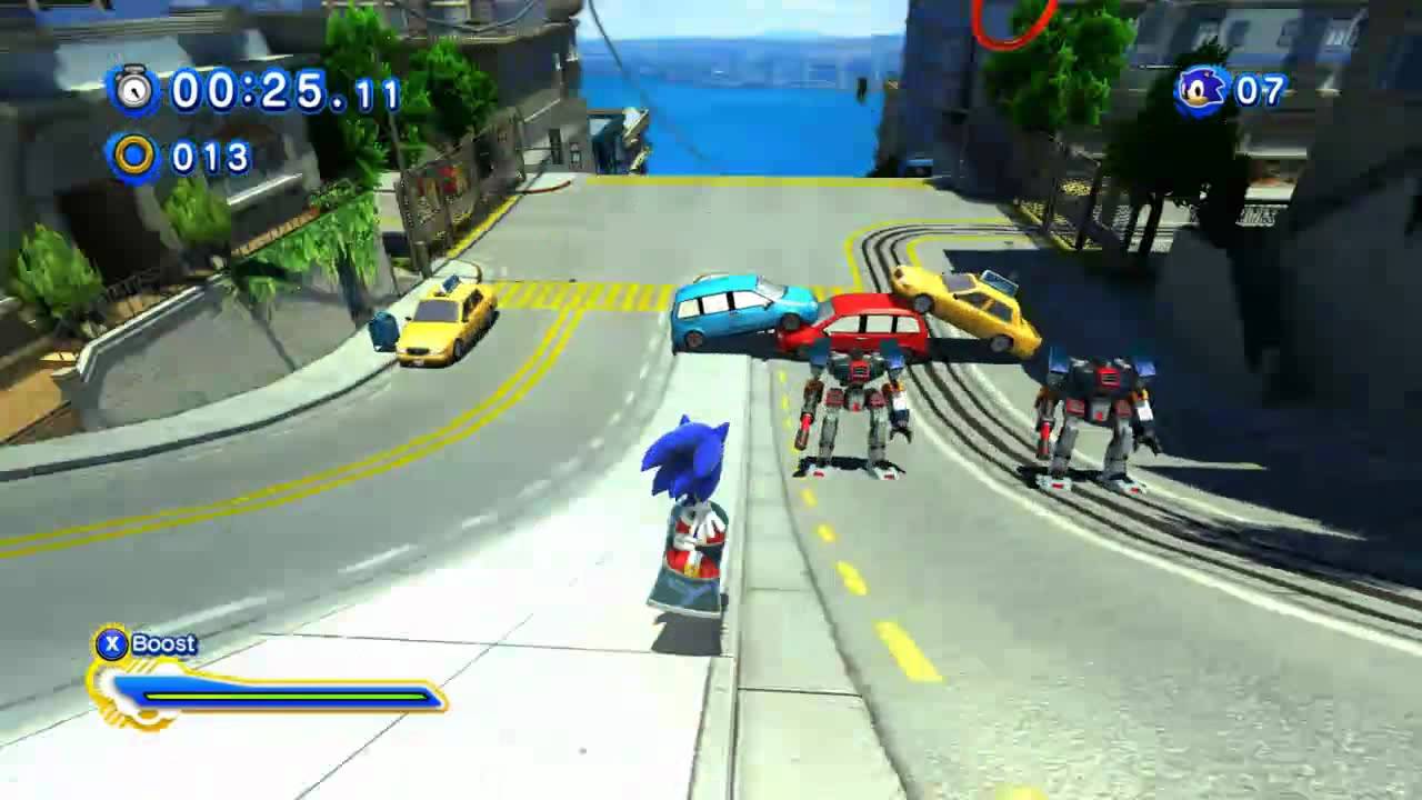 Sonic walking to Skate - YouTube