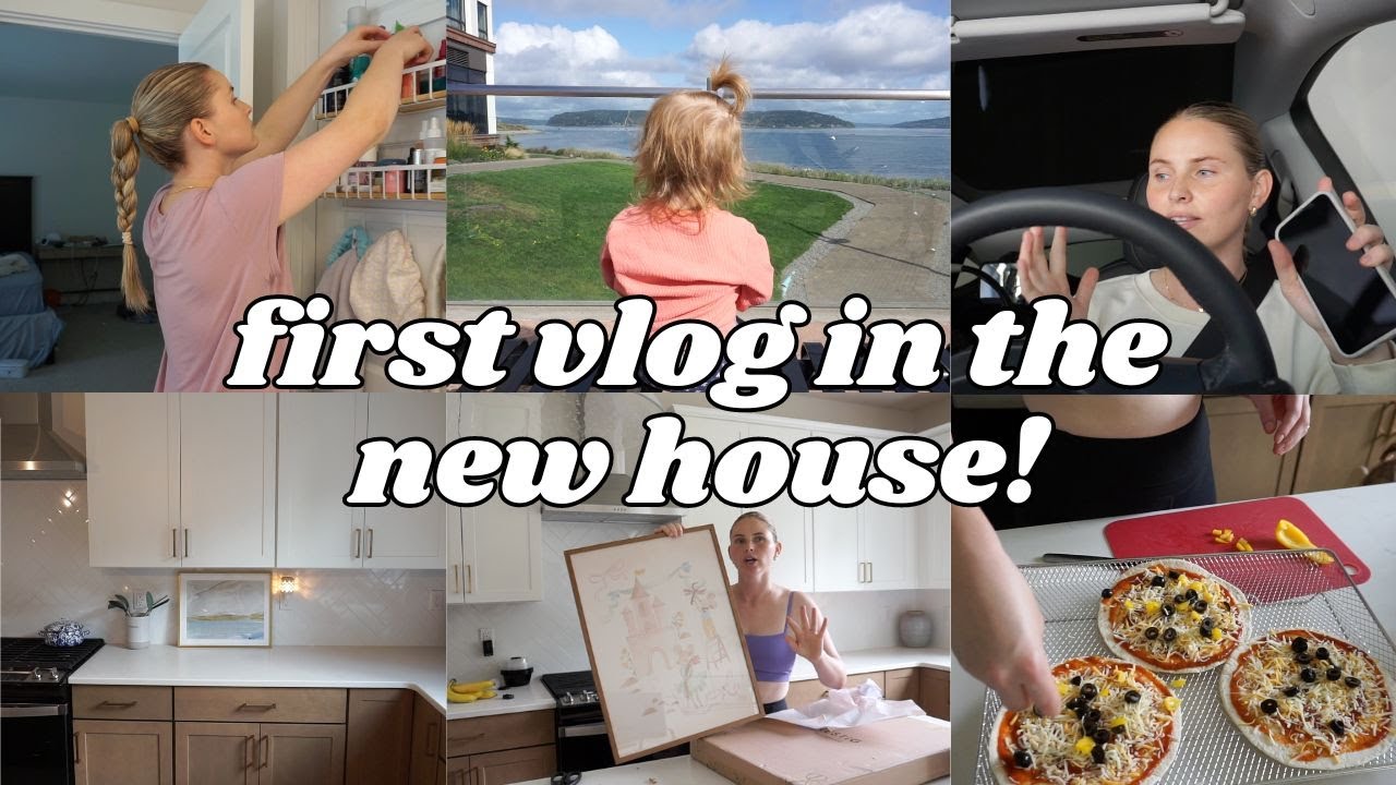WE MOVED IN VLOG: first vlog in the new house, house tour, exploring my ...