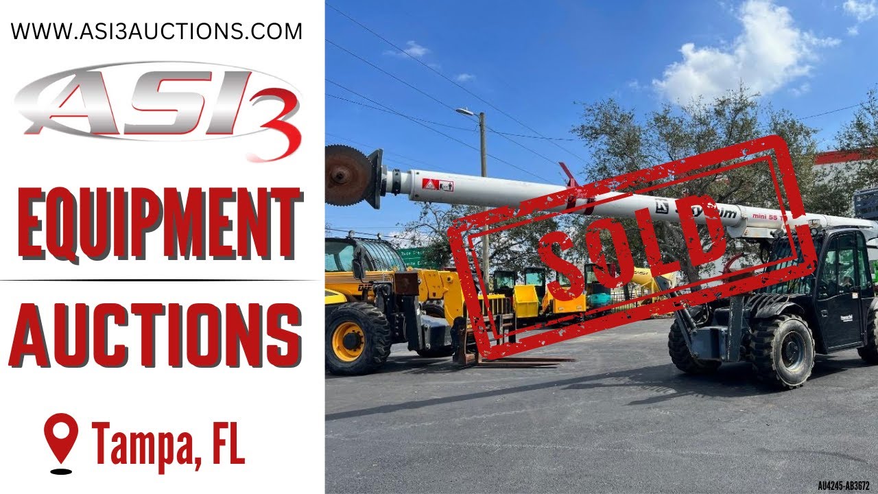 🌲🚜 Progress Rail Sky Trim Mini 55TH Mobile Tree Trimmer – Up for ...