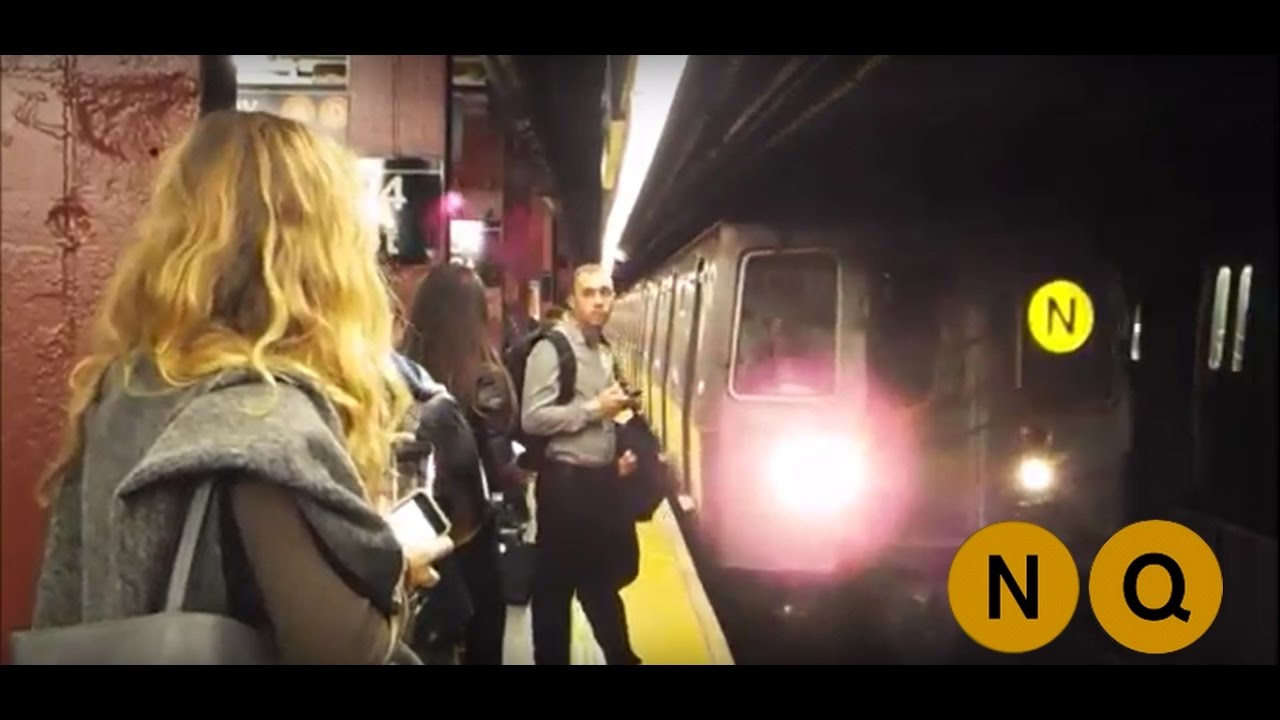 MTA NYC Subway: R68A (N) & (Q) train Action [11/10/16-11/11/16] - YouTube