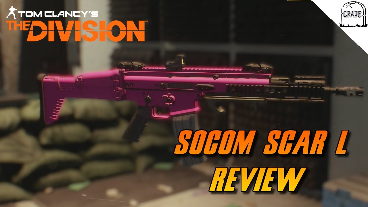The Division The Division High End Weapon Socom Scar-L Review - YouTube