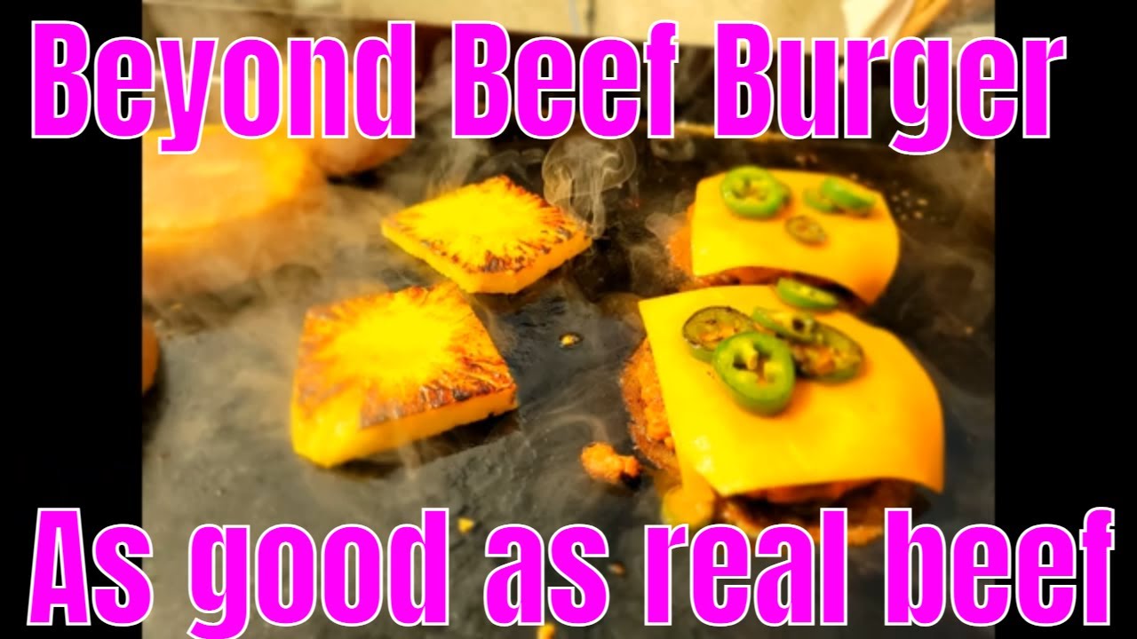 Beyond Beef Burger: Best Vegetarian Burger: Beyond Meat - YouTube