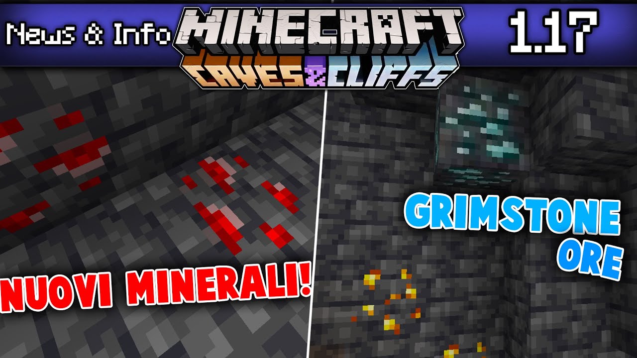 ECCO I GRIMSTONE ORE! NUOVI DIAMANTI E MINERALI! Minecraft 1.17 News ...