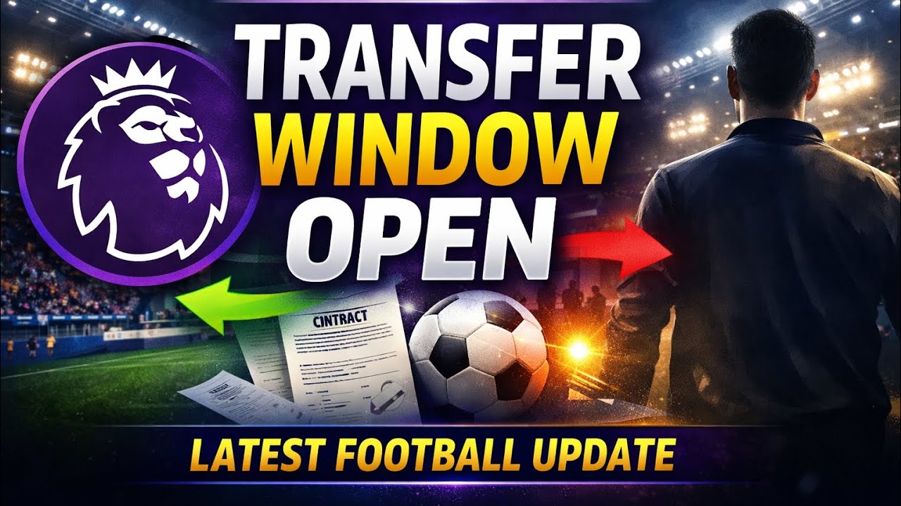 January Transfer Window Officially Opens | Premier League Update Today ...