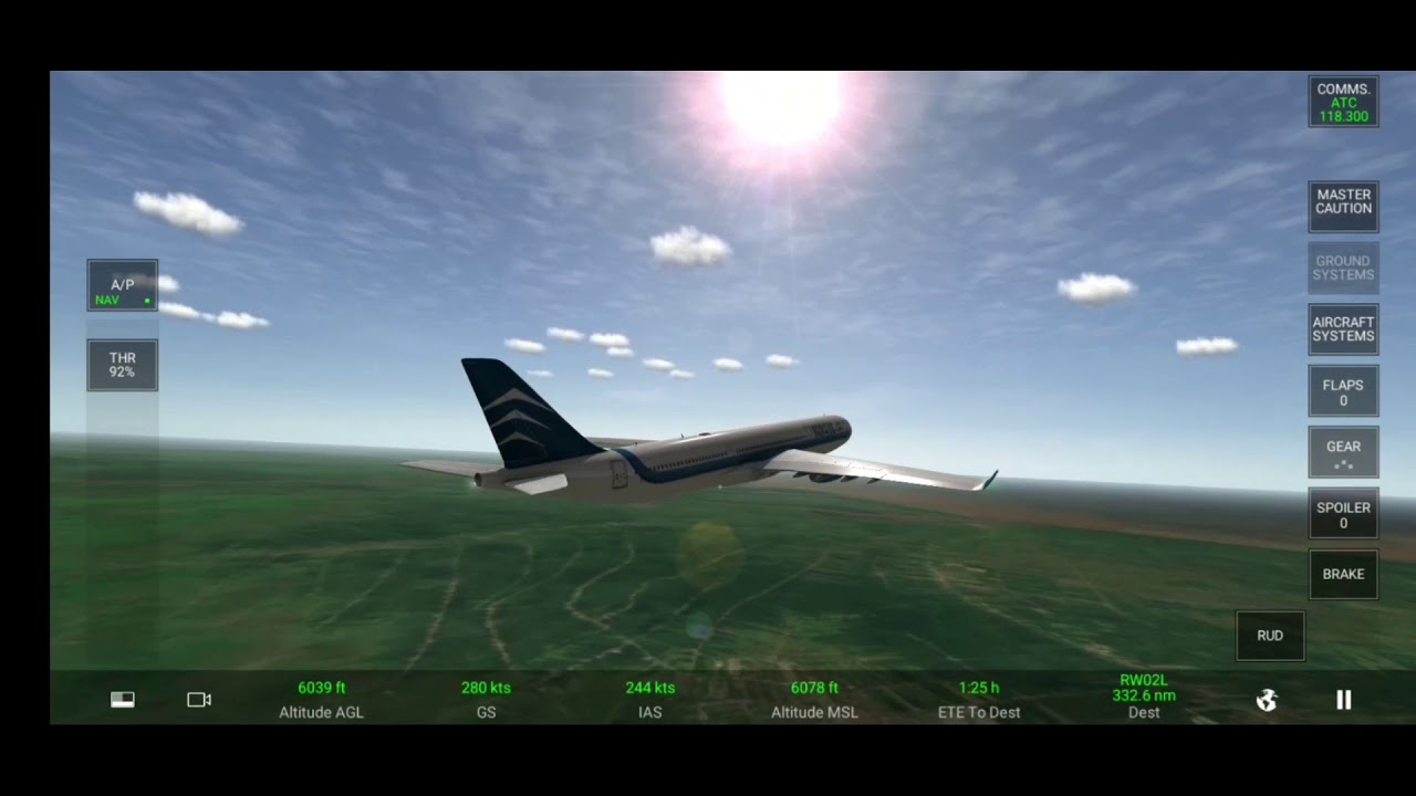 [Real Flight Simulator] Pontianak (PNK) - Singapura (SIN) A330-300 ...