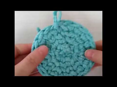 Penye ipten yuvarlak sepet yapimi 1 ( taban yapimi)