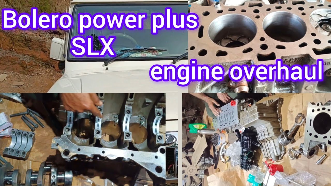 Bolero power plus SLX engine overhaul - YouTube