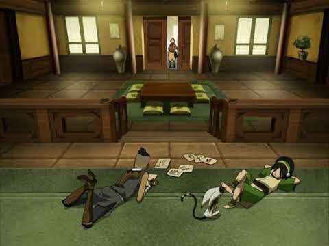 Momo licking Toph's feet - Avatar: The Last Airbender