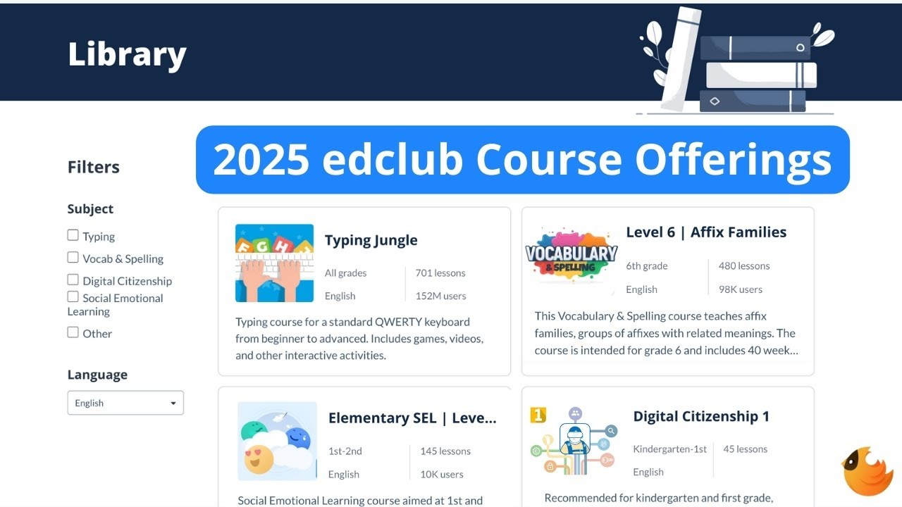 2025 edclub Course Offerings - YouTube