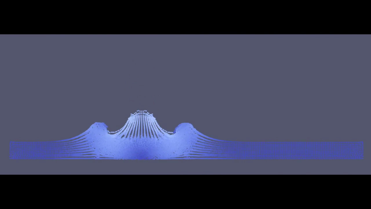 Wave propagation-SPH simulation - YouTube