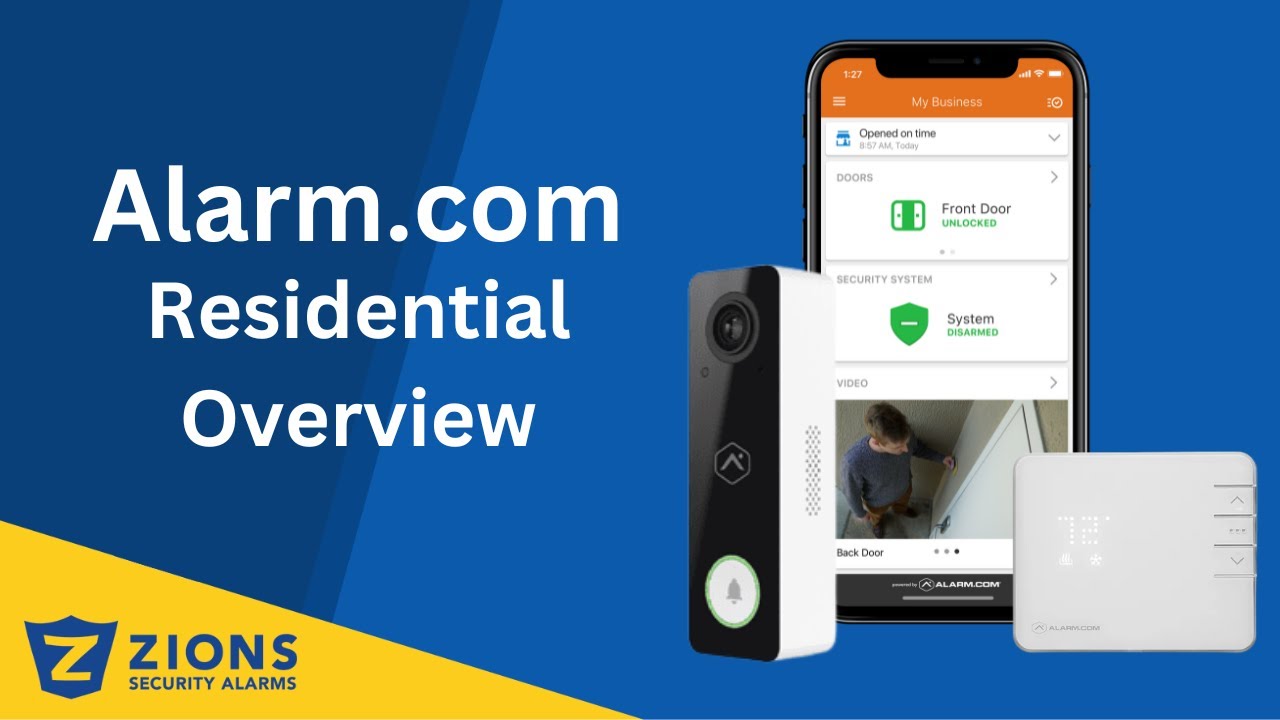 Alarm.com Smart Security Residential Overview - YouTube