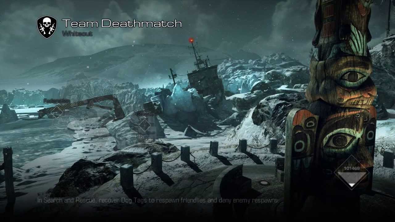 Call of Duty Ghosts: Whiteout Map Gameplay - YouTube