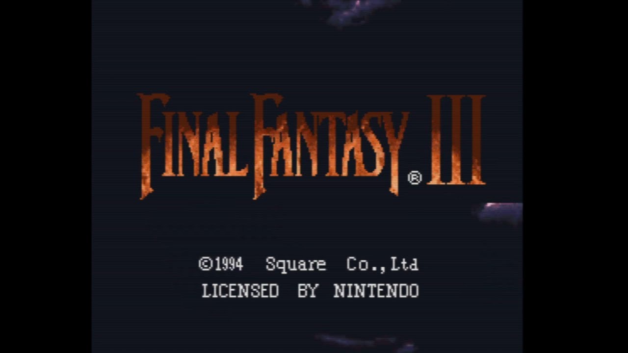 Final Fantasy III - Super Nintendo Entertainment System - Intro & Title ...