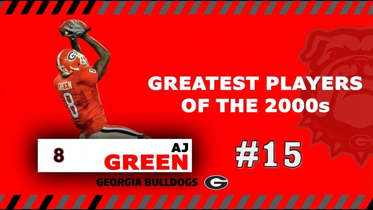 The 50 Greatest Georgia Players of the 2000s - 15 - AJ Green - Insanely ...
