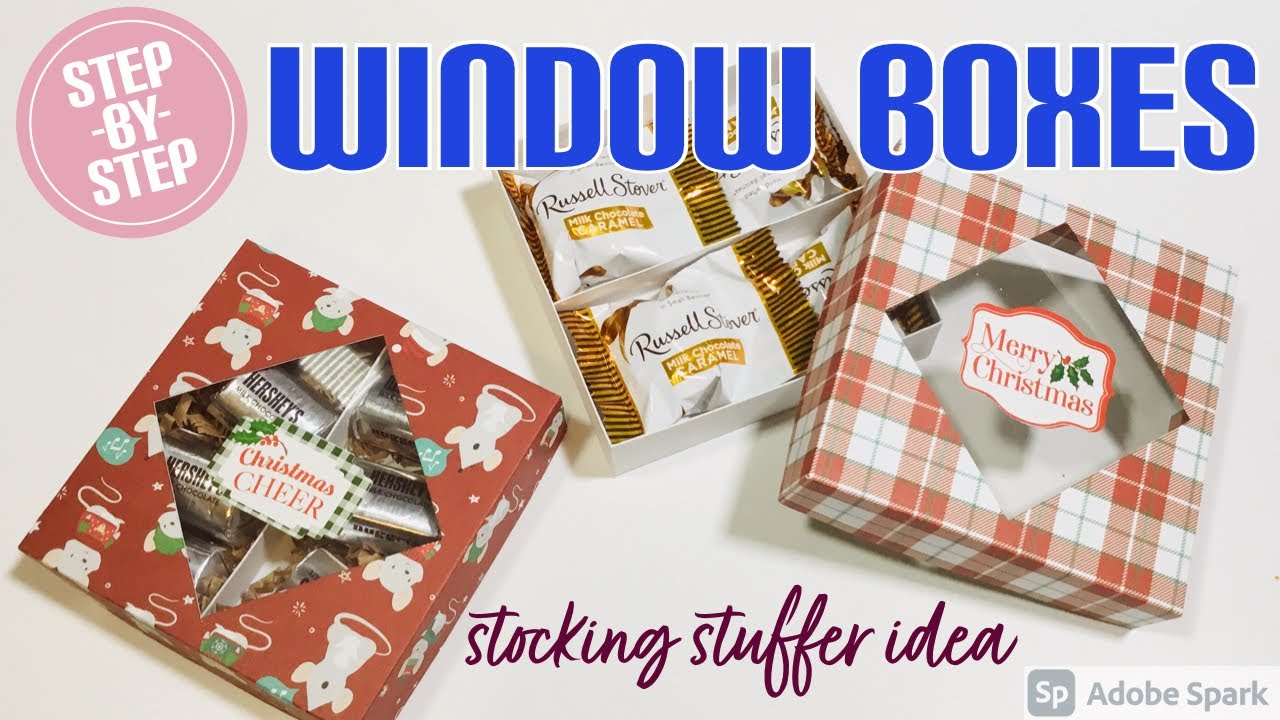 STOCKING STUFFER AWESOMENESS/ EASY DIY WINDOW BOXES/ MAKE STOCKING ...