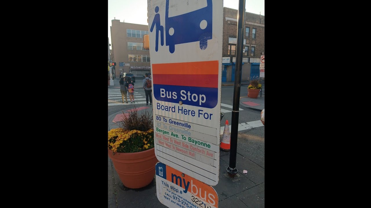 NJT 87 Hoboken Path Via Journal SQ NABI 40-SFW #5741 - YouTube