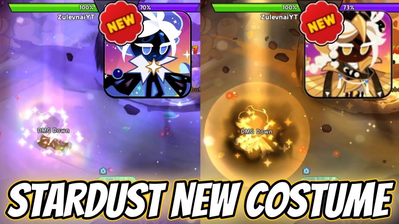 Stardust Cookie's New Costume and Skill Animation Comparison 🌌 - YouTube