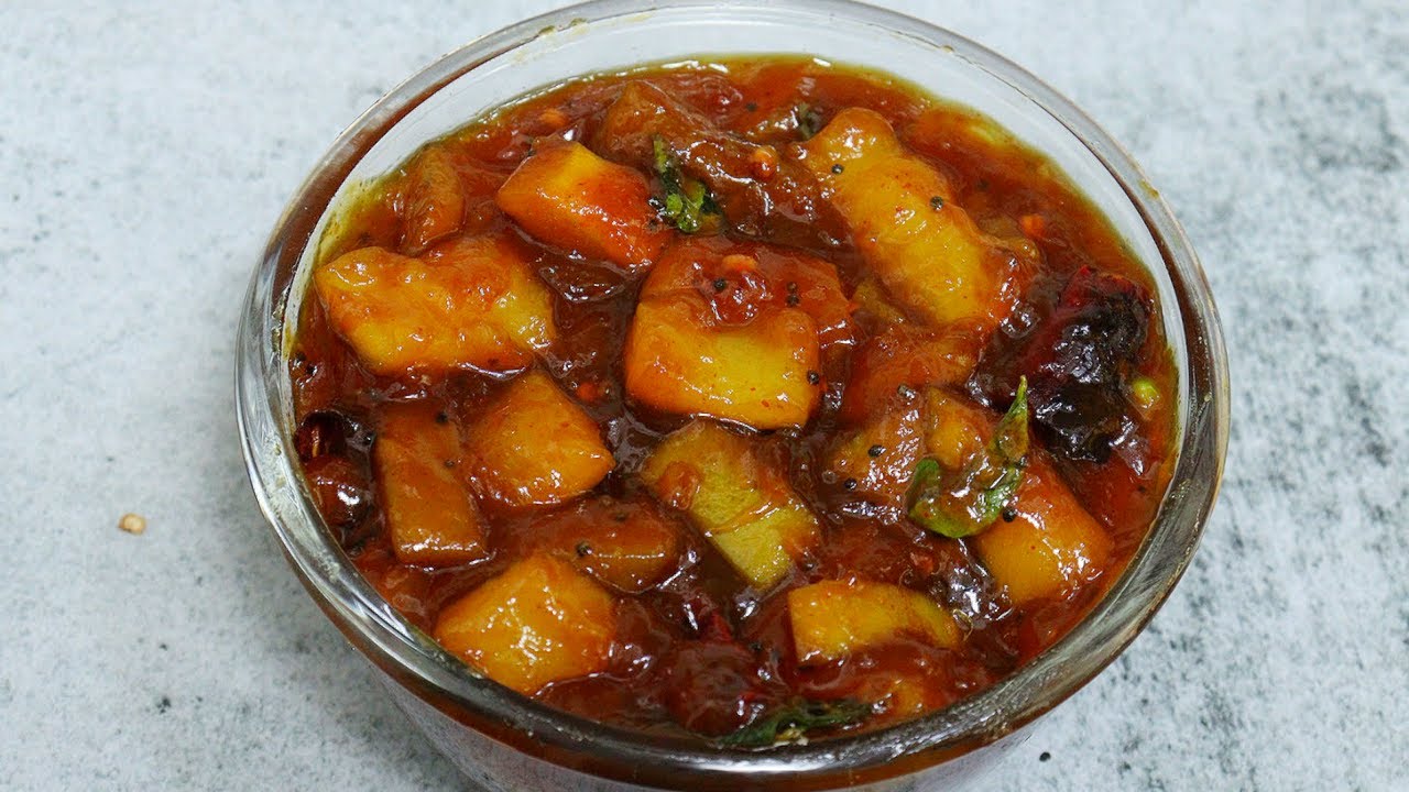 10 நாள் வச்சிருந்து சாப்பிடலாம் இனிப்பு மாங்காய் பச்சடி | sweet mango ...