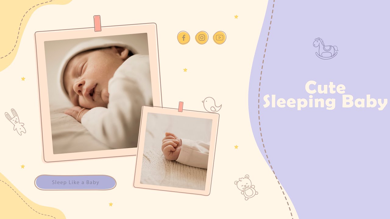 Cute Sleeping Baby | First Night at Home - YouTube