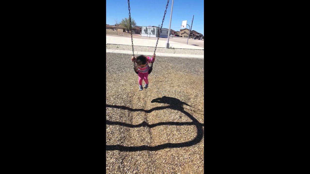 Swing tricks by a 2 year old! - YouTube