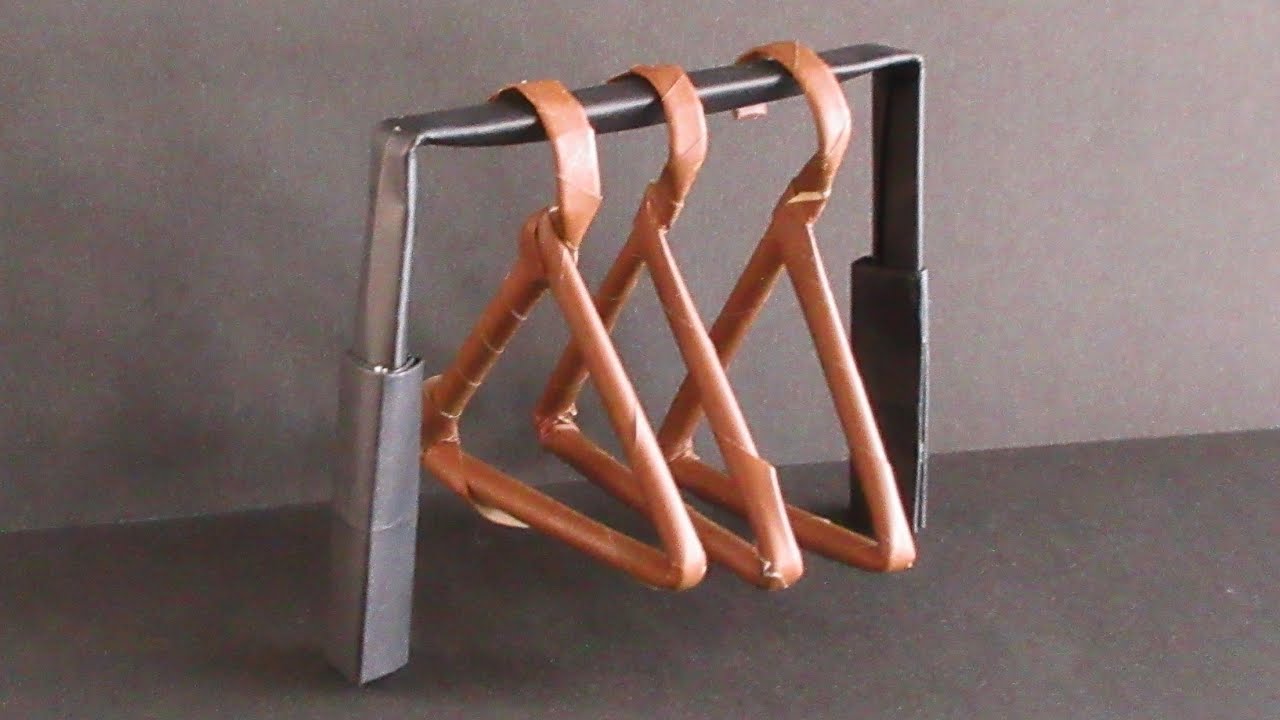 【折り紙】ハンガーラック【origami】Hanger rack - YouTube