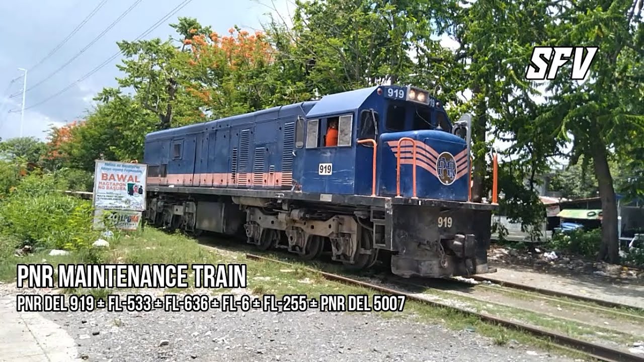 SFV SHORTS #14: PNR DEL 919 and PNR DEL 5007 as PNR Maintenance Train ...