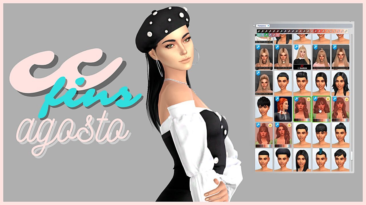 🌼cc Fins Agosto Los Sims 4 Contenido Personalizado Youtube