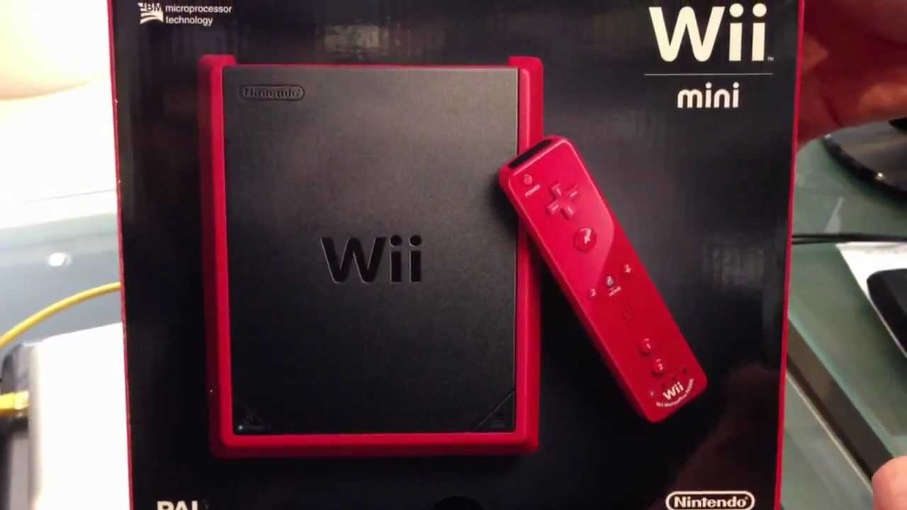 Unboxing - Wii Mini Red Rossa - YouTube