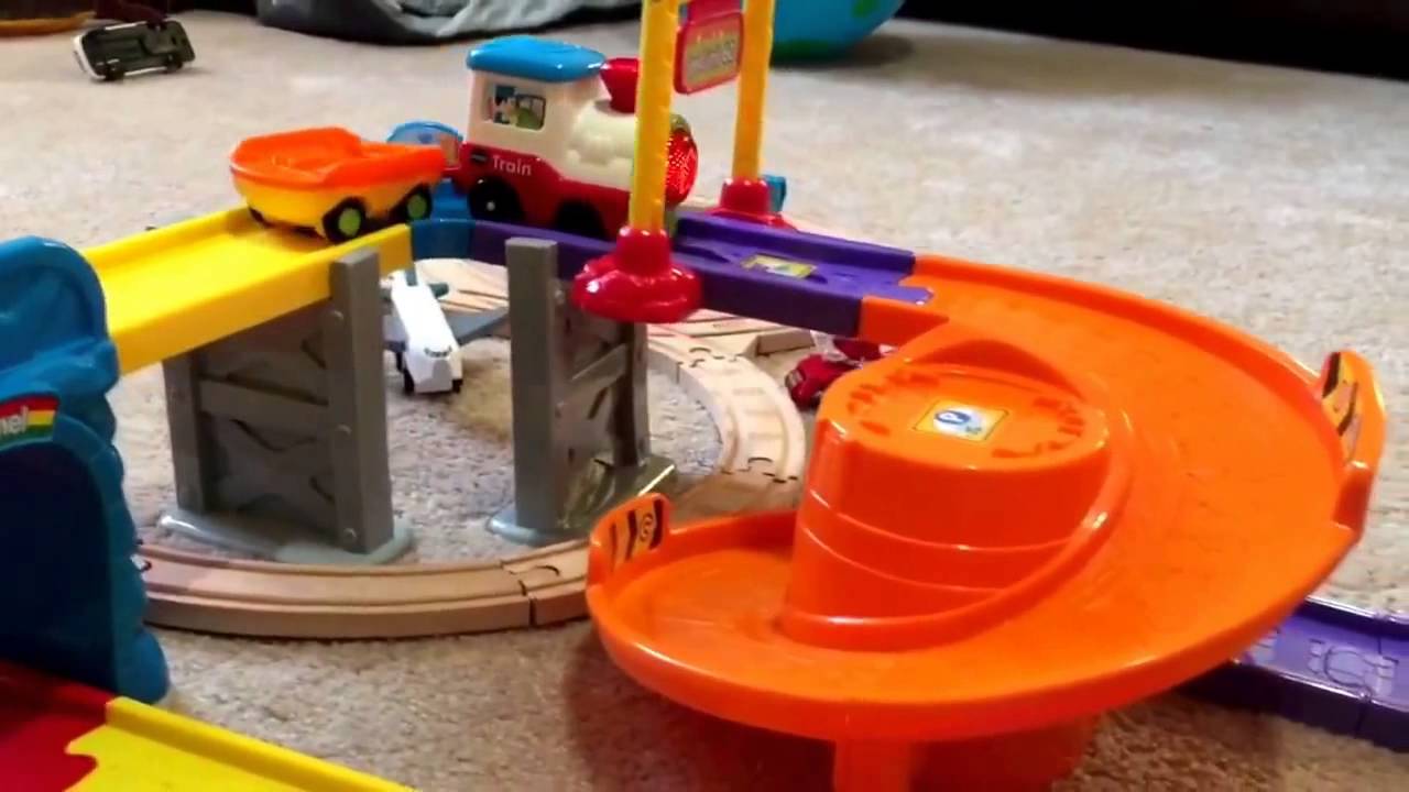 Go Go Smart Wheels Toy Set Vtech Toy Train Demo 1 - YouTube