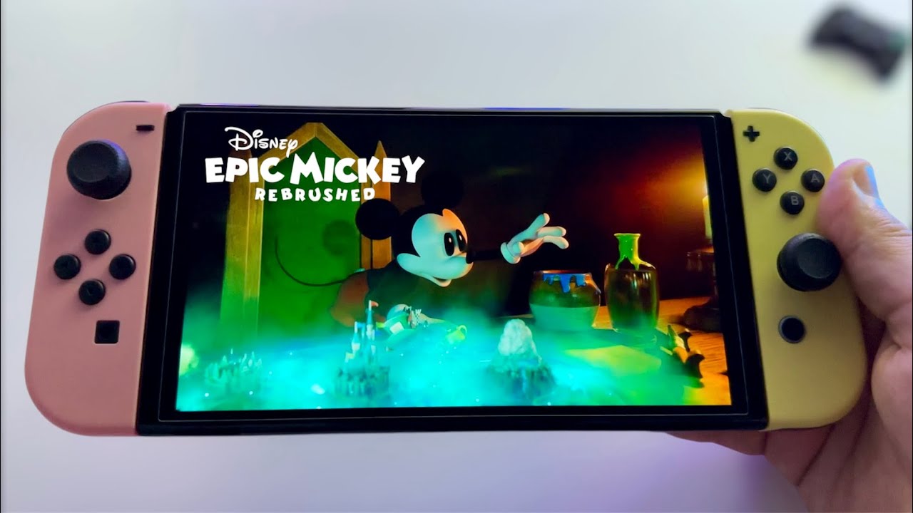 Disney Epic Mickey: Rebrushed Nintendo Switch gameplay | Switch Oled ...