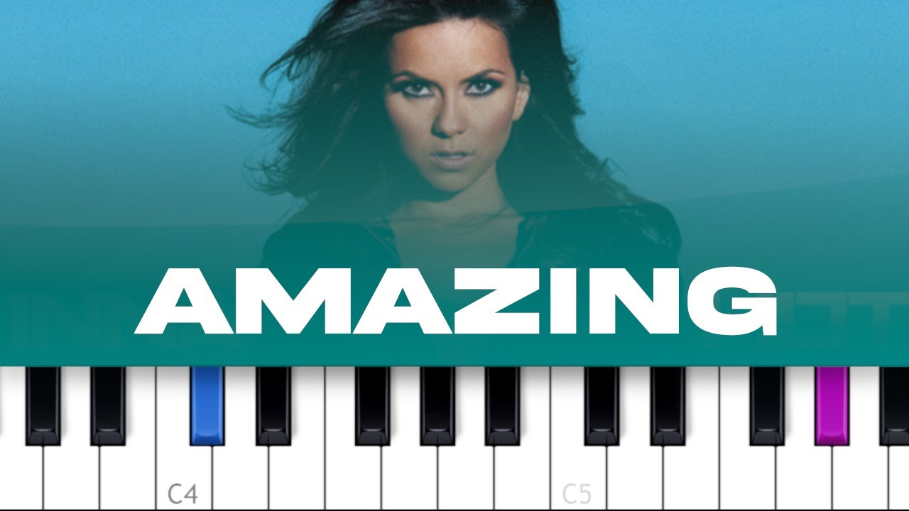 INNA - Amazing (piano tutorial) - YouTube