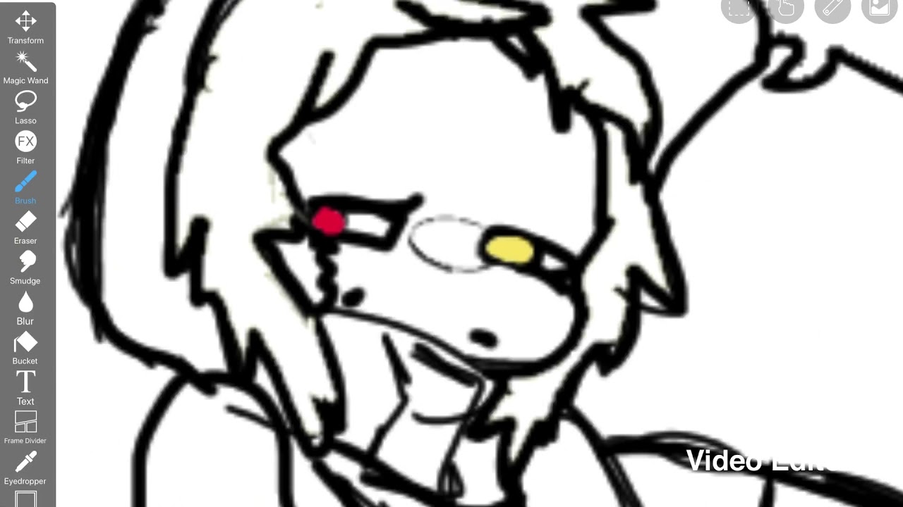 Speed draw : Fell!ink sans ( - YouTube